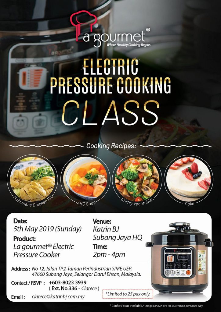 FREE Pressure Cooking Class , Specially For You By La gourmet | 2pm ...